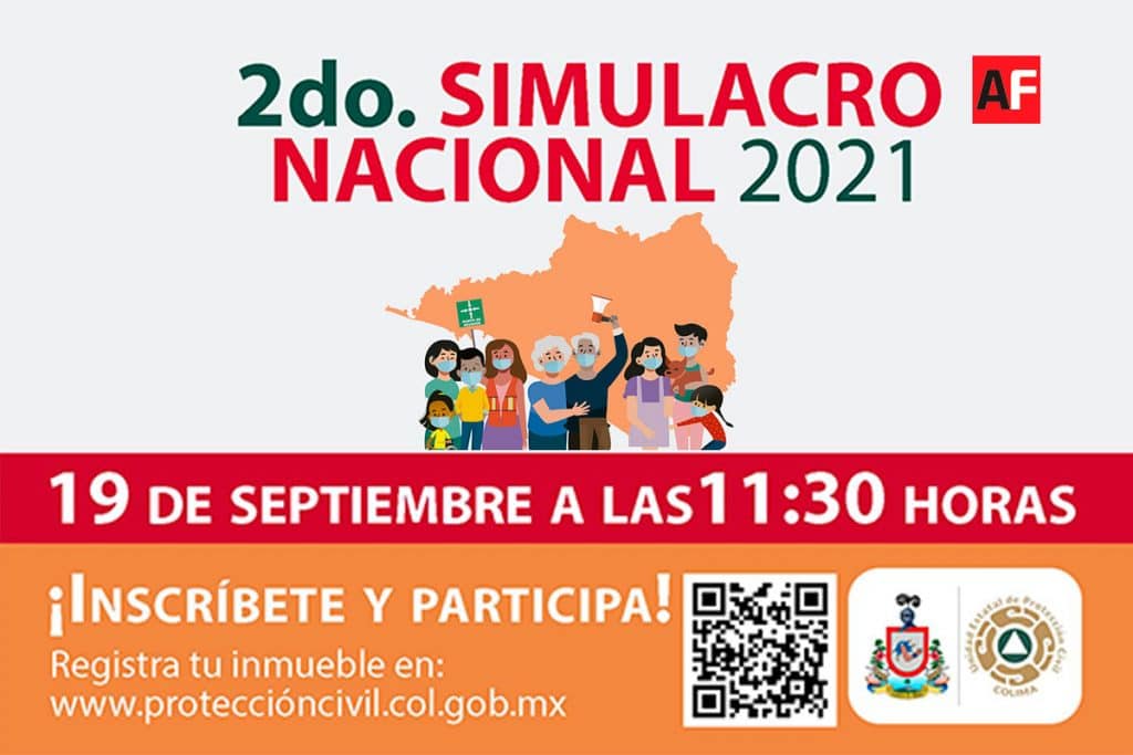 Este 19 de septiembre a las 11:30 horas se realizará el 2do Simulacro Nacional 2021 - AFmedios ...