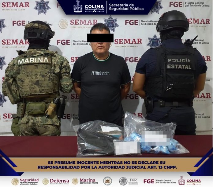 Policía Estatal De Colima Detiene A Individuo Por Delitos Contra La