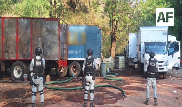 Aseguran 117 mil litros de hidrocarburo y 23 kilos de metanfetamina en ...